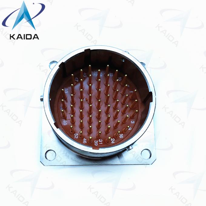 15 Shell Size Circular Electrical Connector Gold Contact Finish For MIL ...
