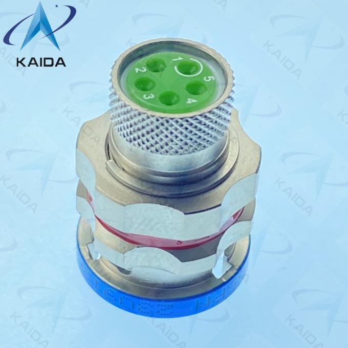 Electroless Nickel Plating Custom Connectors 5 Female Pins Miniature ...