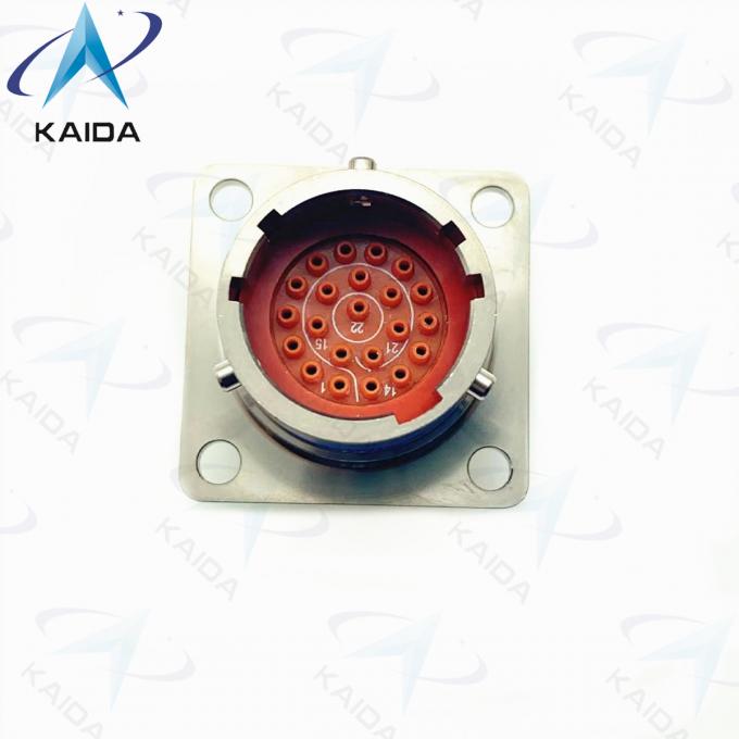 22 Male Contacts MIL-DTL-38999 Series 2 Wall Mounting D38999 Connector