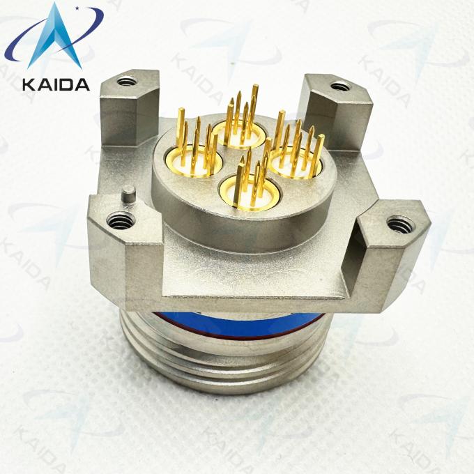 Customed connector with Quadrax PCB Contatcts