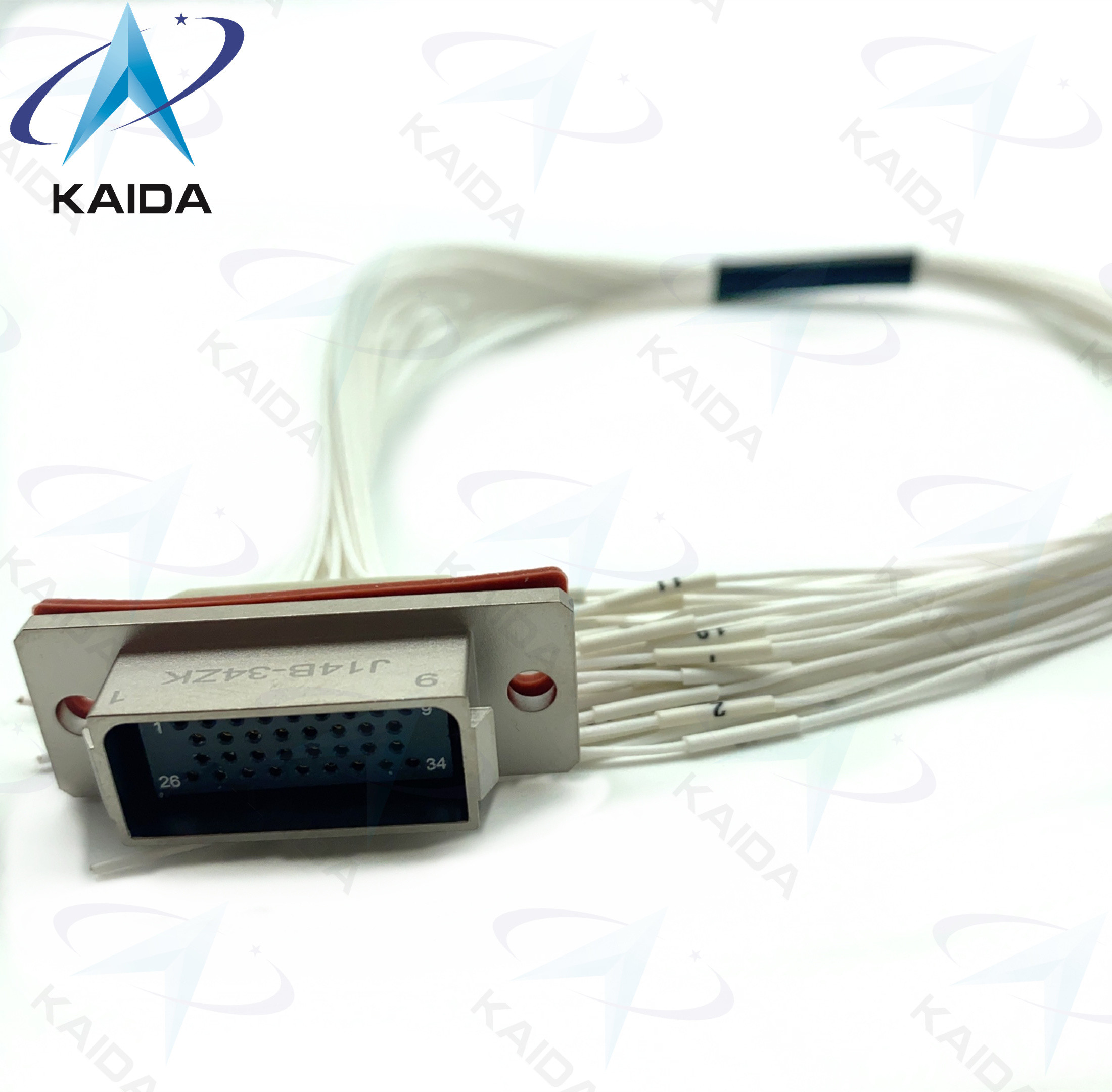 -55°C To 125°C J14 Connector 34 Female Pins Rectangular Power ...