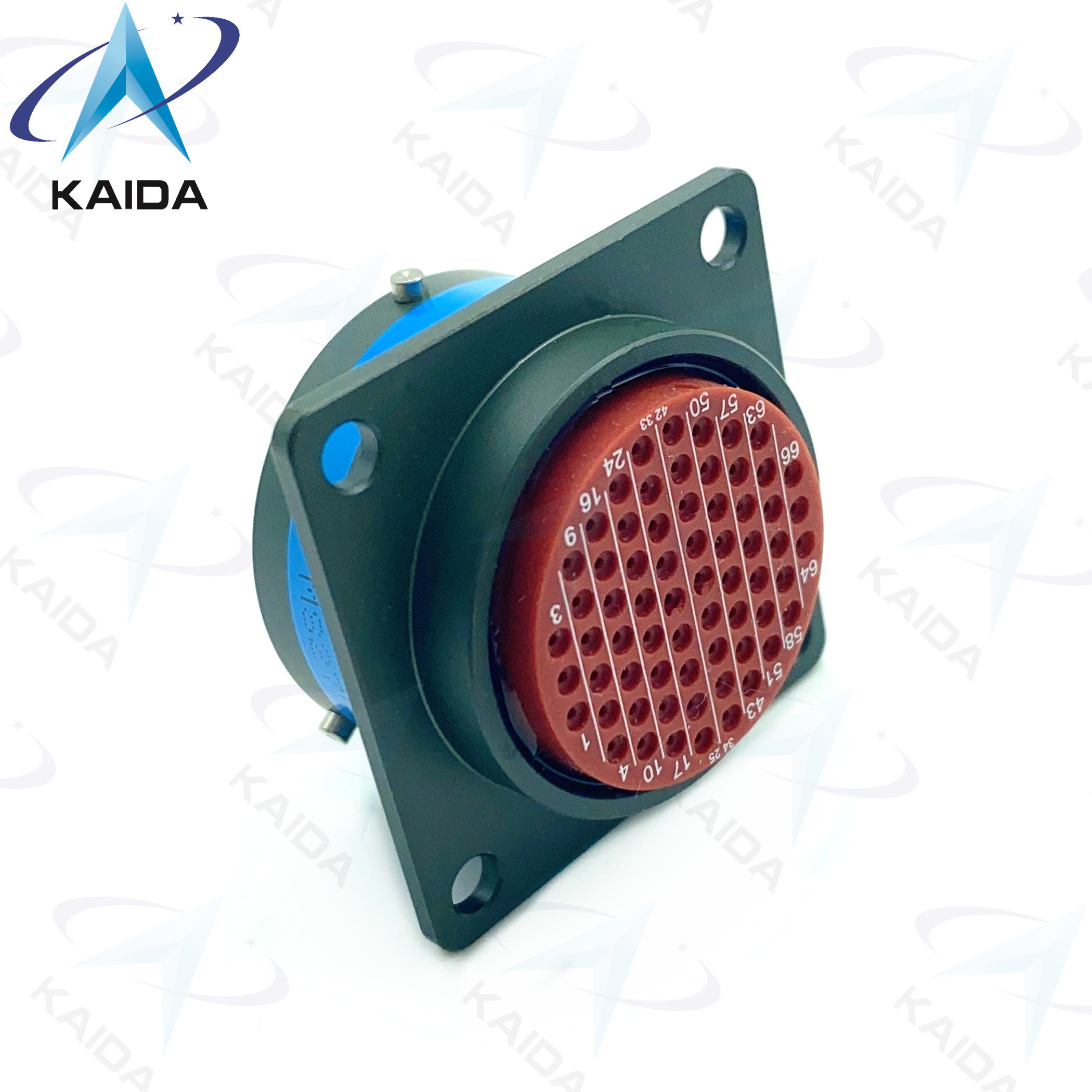 66 Male Pins Mil Dtl 38999 Ii Olive Green Cadmium Plating MIL-DTL-38999 ...