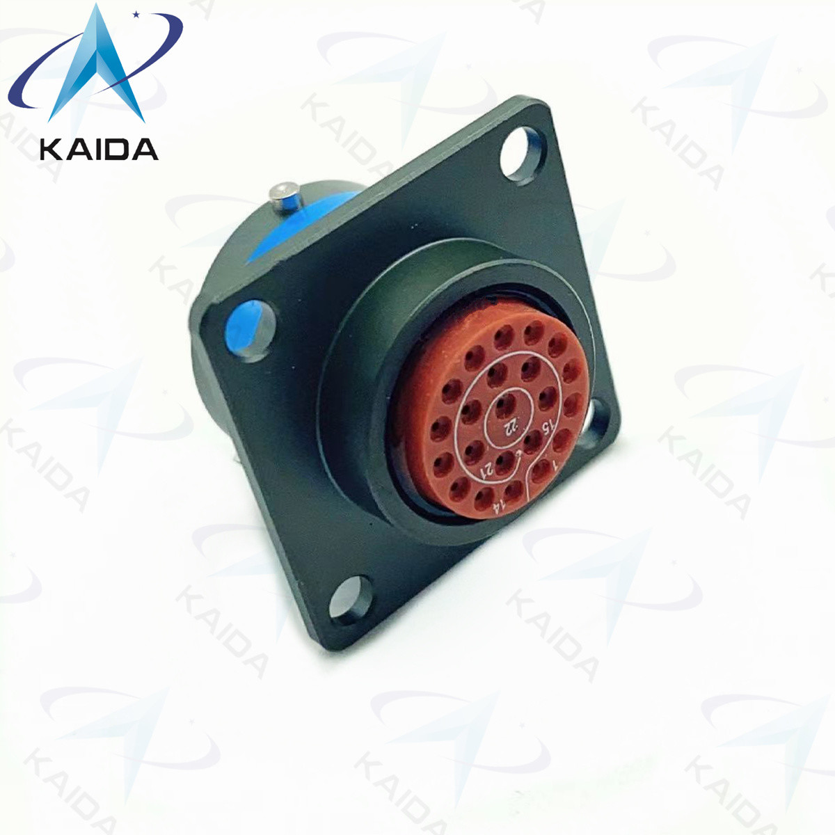 22 Male Pins D38999 Series 2 Connector Crimp Box Mounting Receptacle ...