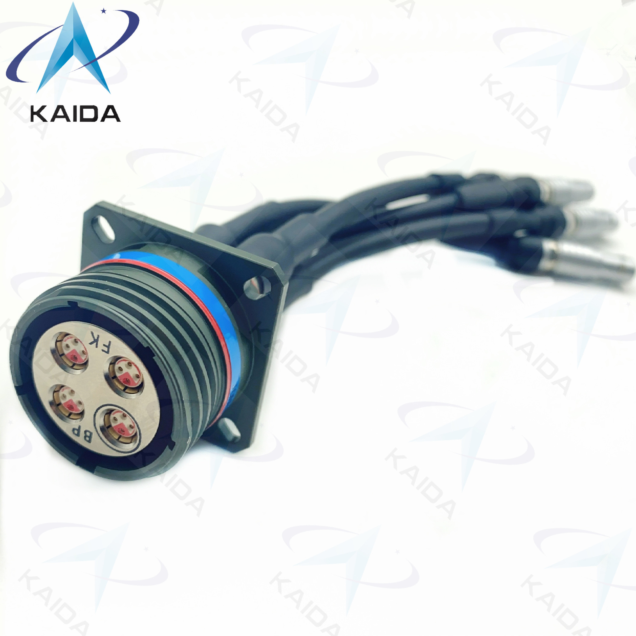MIL-DTL-38999 Series 3 Circular Connector 4 Quadrax Female Pins D38999 ...