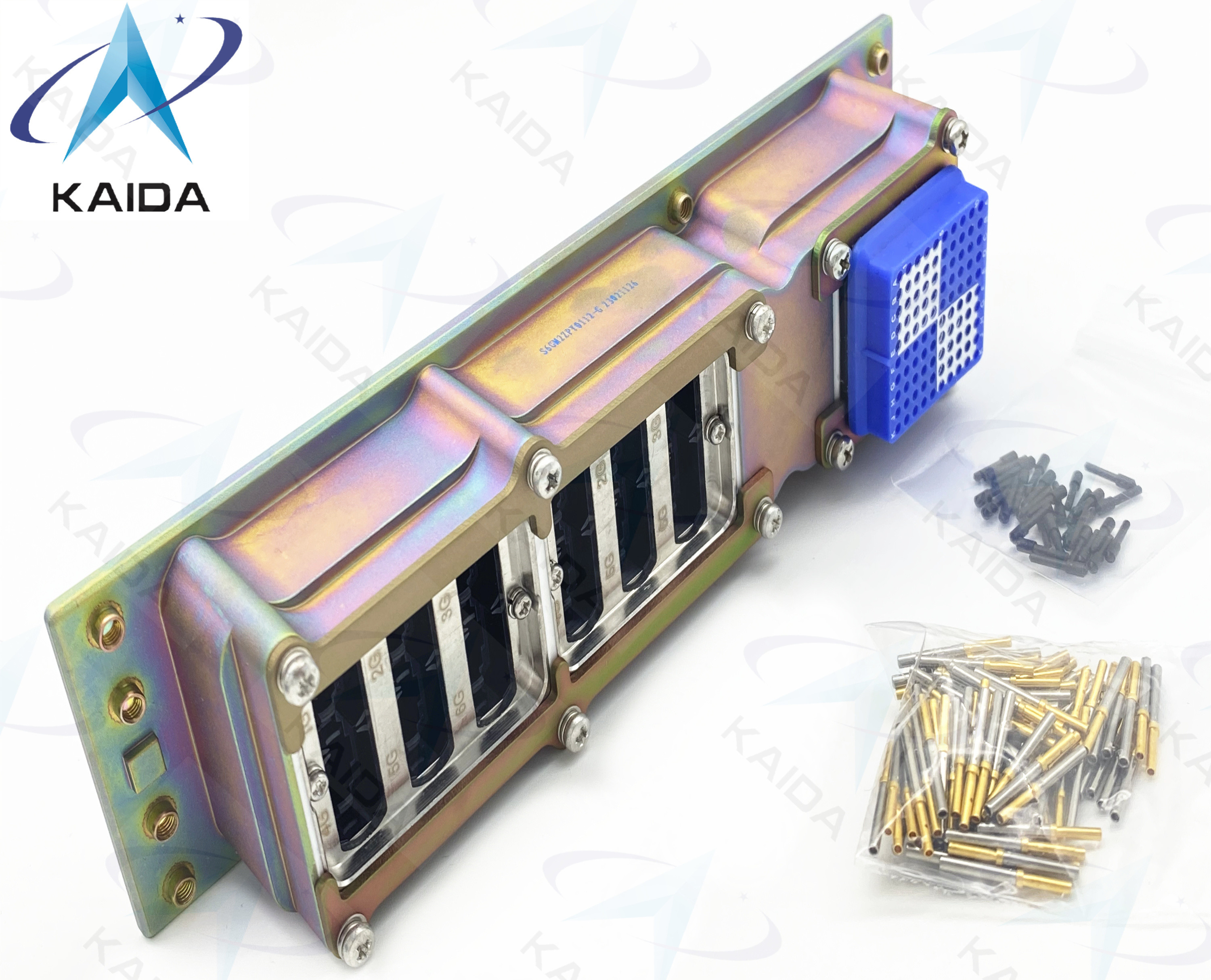 S6 (ARINC600) Series Rack And Panel Connectors Standard 8# RF Contacts ...
