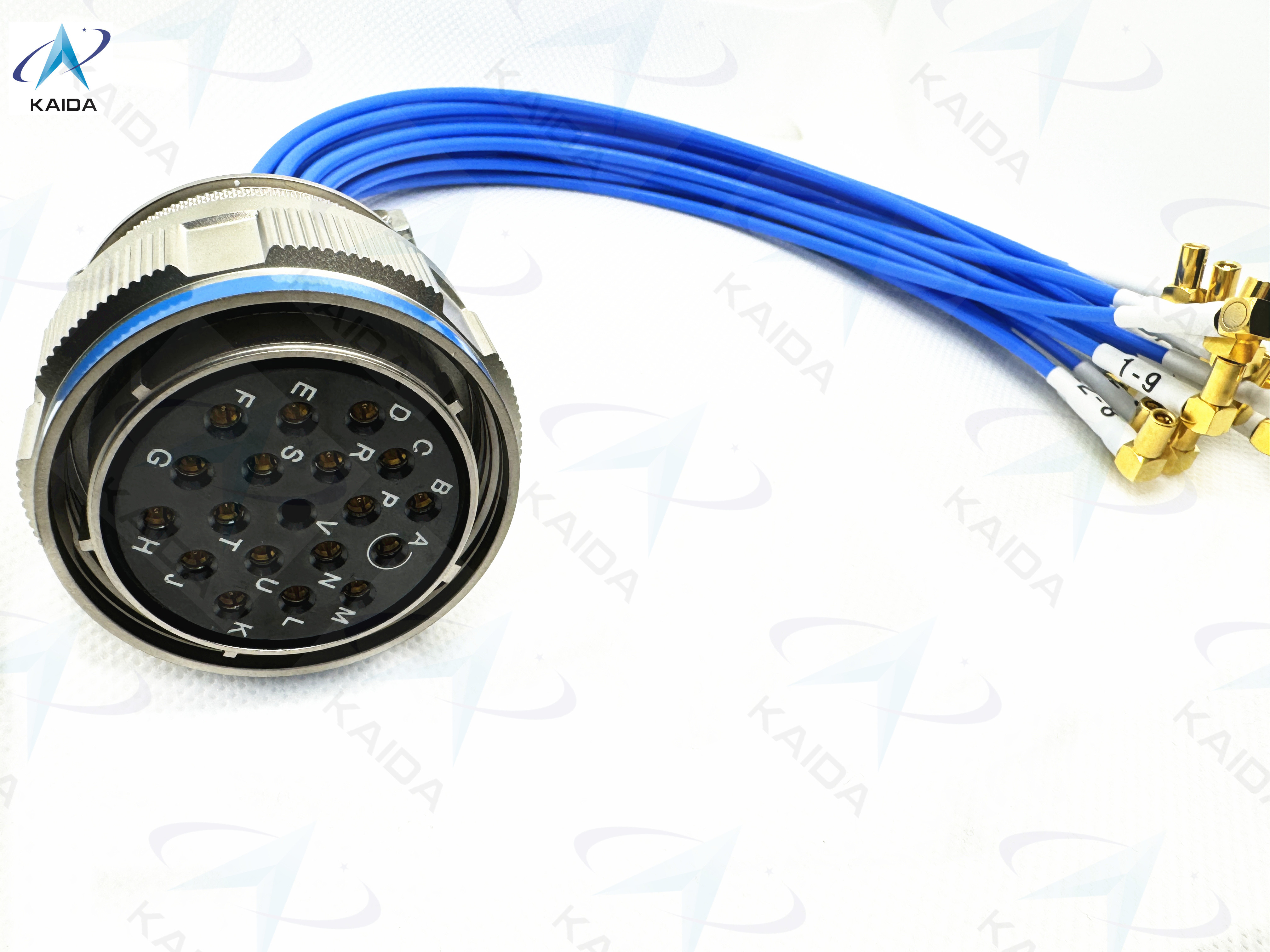 Corrosion Resistant Electroless Nickel Coaxial Cable Plug for D38999/8D ...